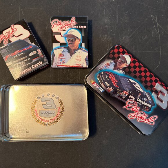 Games | Dale Earnhardt Playing Cards Numbered Limited Edition ...